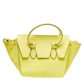 Celine Sac &agrave; main en cuir Pre-owned - Femme - Pre-owned - Jaune - Taille: ONE Size