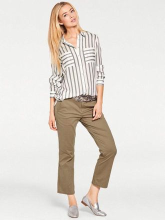 Heine Klassische Bluse Streifenbluse Langarm