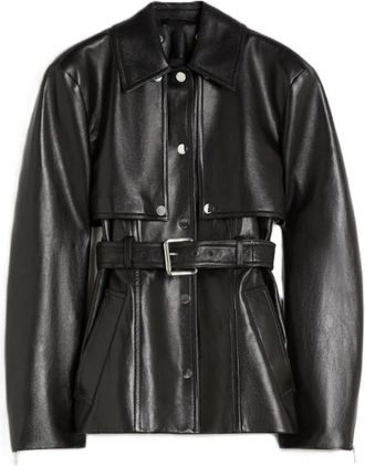 Max Mara Femme, Vestes, Noir, Taille: 36 FR giacche e blazer Pelle
