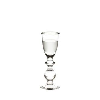 Holmegaard Schnapsglas 4 cl Charlotte Amalie aus mundgeblasenem Glas, klar