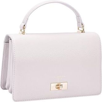 David Jones Sac &agrave; main Femme Similicuir Ville - Sac port&eacute; main 3 compartiments - Taille Moyenne - Pratique Chic Classique (Snow Lilac)