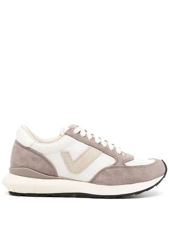 Visvim baskets lac&eacute;es &agrave; design &agrave; empi&egrave;cements - Gris