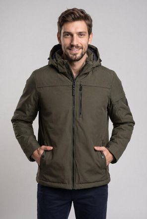 Casamoda Winterjacke mit Kapuze und Rei&szlig;verschluss