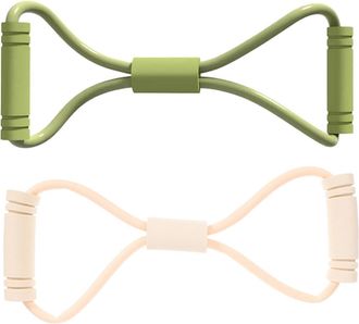 Holibanna Hemobllo 2 St&uuml;ck Trainingsb&auml;nder aus Tpe Nbr 40x13x1,2cm Elastische Fitnessb&auml;nder f&uuml;r R&uuml;cken Arm und Brustmuskeltraining &Uuml;bungswiderstand f&uuml;r Frauen G