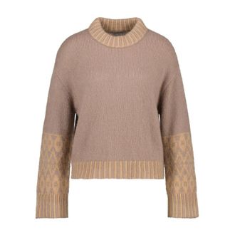 Lu Ren Halo Rundhals-Strickware - - Knitwear - Damen - Beige - S