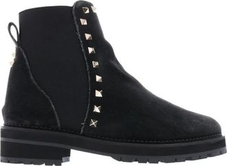 Pertini Femme, Chaussures, Noir, Taille: 41 EU Studded Booty Velvet