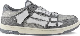 Amiri Homme, Chaussures, Gris, Taille: 43 EU Crystal Skel-Top Low
