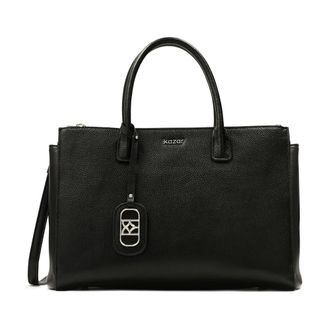 Kazar Ger&auml;umige Ledertasche im Business-Stil - - Bags - Damen - Schwarzk - ONE SIZE