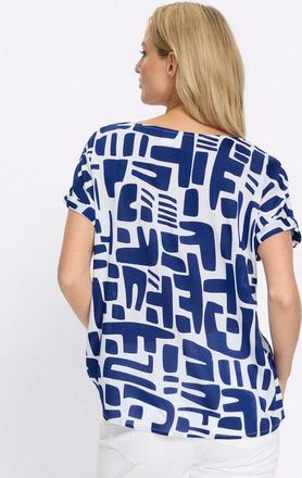 Heine Klassische Bluse Bluse Kurzarm