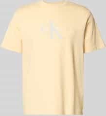 Calvin Klein Jeans T-Shirt mit Label-Print und Rundhalsausschnitt