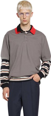 Marni Polo Shirt With Contrast Trims