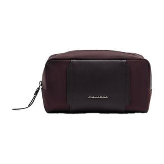 Piquadro N&eacute;cessaire Lyra en tissu r&eacute;sistant &agrave; leau - Femme - Sacs - Rouge - Taille: ONE Size
