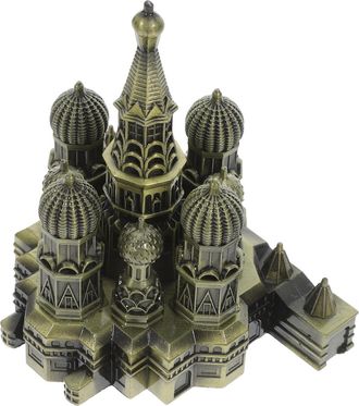 BESPORTBLE NUOBESTY Russisches Kreml Geb&auml;udemodell aus Metall Miniatur Architekturstatue als Dekoratives Souvenir f&uuml;r Wohn und B&uuml;rodeko Detailgetreu Langlebig Ko