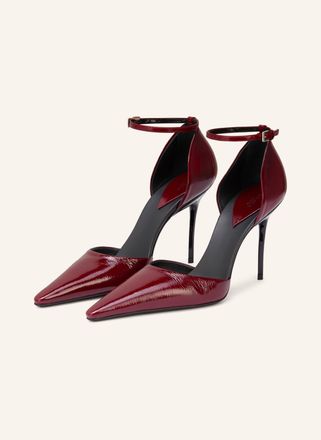 Alaia Ala&iuml;a Lack-Pumps Dorsay rot
