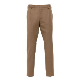 Pantaloni Torino Sartoriale Wollhose Tabak - - Trousers - Herren - Braun - XL