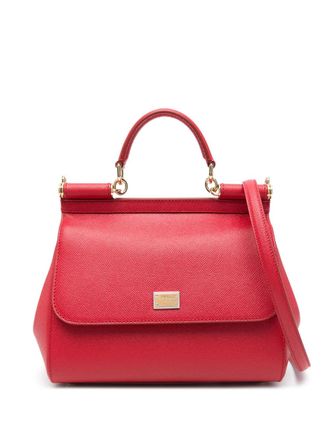 Dolce & Gabbana grand sac à main Sicily - Rouge