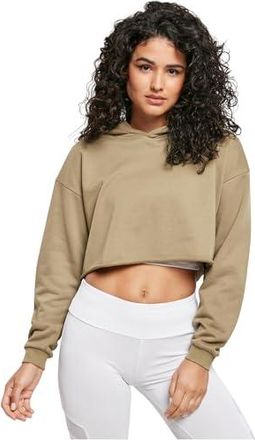 Urban Classics Pull &agrave; Capuche pour Femme - Oversized Cropped - 5XL