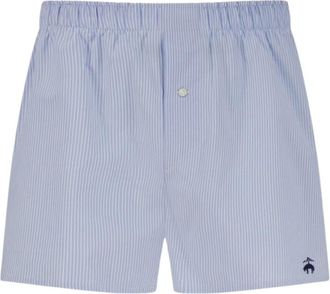 Brooks Brothers Baumwoll-Popeline-Boxershorts - - Underwear - Herren - Blau - M