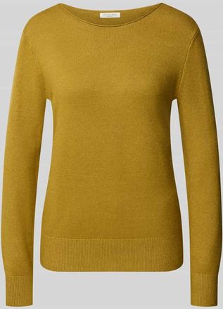 Christian Berg Regular Fit Strickpullover aus Viskose-Mix mit U-Boot-Ausschnitt