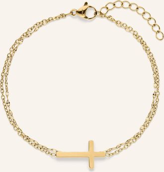 s.Oliver S.Oliver Armband Aus Edelstahl gold