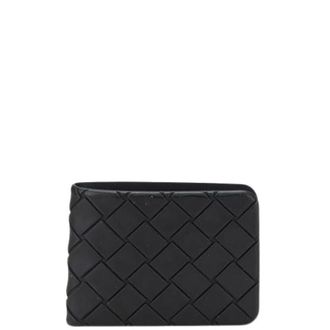 Bottega Veneta Portefeuille pr&eacute;-poss&eacute;d&eacute; (Pliable) - Femme - Pre-owned - Noir - Taille: ONE Size