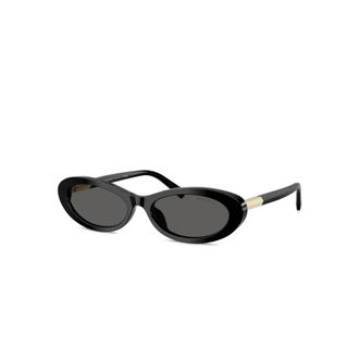 Tiffany & Co. Femme, Accessoires, Noir, Taille: 56 MM Acetate Oval Lunettes de soleil