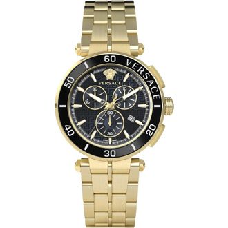 Versace Chronograph Uhr - - Accessories - Herren - Gelb - ONE SIZE