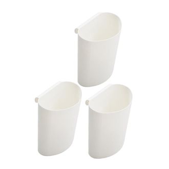 Cabilock 3 St&uuml;ck H&auml;ngende Aufbewahrungsbecher Aus Kunststoff Mit Multifunktionaler Nutzung F&uuml;r Wellness Und Kosmetik Organizer F&uuml;r Rollwagen Zubeh&ouml;rwagen