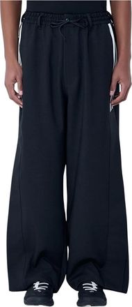 Yohji Yamamoto Homme, Sport, Noir, Taille: L Pantalon Large &agrave; Cordon de Serrage