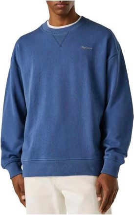 Pepe Jeans London Homme, Sweatshirts et sweats &agrave; capuche, Bleu, Taille: S Geo SweaT-shirt