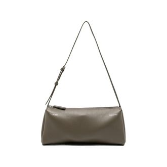 Calvin Klein Logo-print Leather Tote Bag