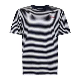 MC2 Saint Barth Portofino Stripes Cotton Tshirt - - Tops - Herren - Blau - L