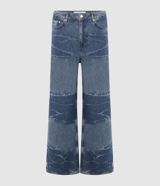 Ganni Jean Soft Rigid Marri Bleu