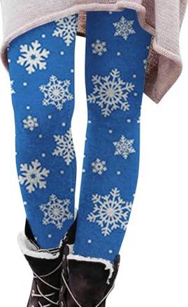Generico Legging de No&euml;l pour femme Offre Leggings Femme Curvy Chauds Leggings Imprim&eacute; P&egrave;re No&euml;l Collants Femmes Fantaisie &Eacute;lastique Leggings Dhiver Femme Gran