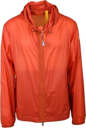 Moncler Homme, Vestes, Orange, Taille: L Hamlin K-Way Jacket