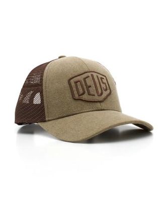 Deus Shield Trucker Casquette Dijon, marron, Taille unique