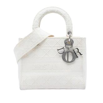 Dior Pre-owned Lady D-Lite Handtasche - - Pre-owned - Damen - Wei&szlig; - ONE SIZE