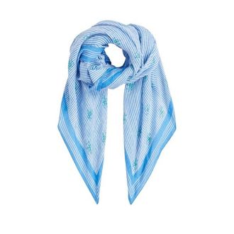 Tommy Hilfiger Foulard brod&eacute; en lin