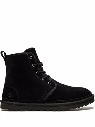 UGG bottines Harkley &agrave; lacets - Noir