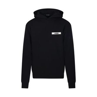 Jacquemus Le Hoodie Gros Grain Sweatshirt - - Sweatshirts & Hoodies - Herren - Schwarzk - M
