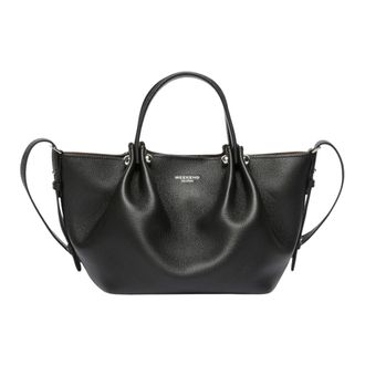 Max Mara Kleine strukturierte Leder-Tragetasche - - Bags - Damen - Schwarzk - ONE SIZE