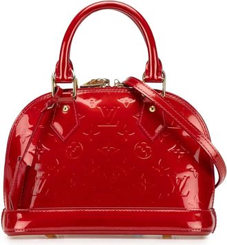 Louis Vuitton Hobo Bags - Monogram Vernis Alma BB - Gr. unisize - in Rot - für Damen