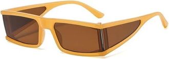 Generic Lunettes De Soleil Carr&eacute;es &Agrave; Petite Monture For Hommes Et Femmes, Id&eacute;ales For Les Vacances, F&ecirc;tes Ou D&eacute;placements(Orange)