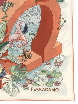 Ferragamo Scarf - Coral