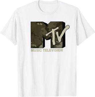 Giesswein Music Television Camouflage Logo T-Shirt