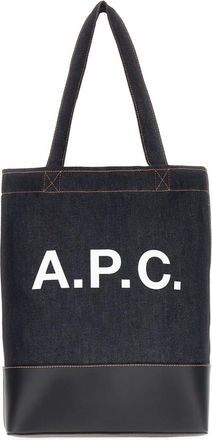 A.P.C. A.p.c., Femme, Sacs, Bleu, Taille: ONE Size Axel Tote Bag