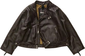 Blauer Femme, Vestes, Brun, Taille: 38 FR Lorette Leather Jacket