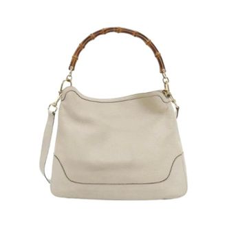 Gucci Sac bandouli&egrave;re en cuir pr&eacute;-aim&eacute; - Femme - Pre-owned - Beige - Taille: ONE Size