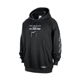Nike Jordan Homme, Sport, Noir, Taille: M Courtside NBA Club Premium Pullover Sweat &agrave; capuche