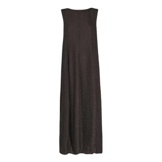 Cortana Langes &auml;rmelloses Maxikleid - - Dresses - Damen - Braun - S